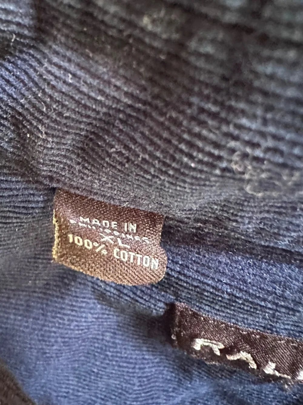 Ralph Lauren | Shirts | Ralph Lauren Mens Blue Fine Corduroy Button ...